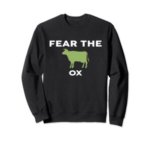 fear the ox t-shirt oxs sweatshirt