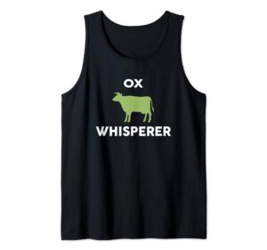 ox whisperer t-shirt novelty oxs tank top