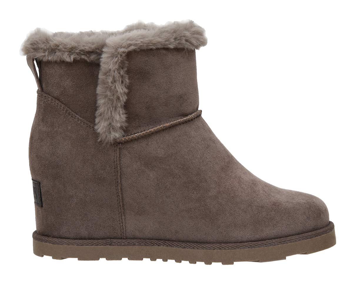 Dunes Women's Kleecey hidden wedge boot +Memory Foam & Wide Widths available TAUPE, 11