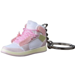 mpk mini basketball sneaker keychain 3d stereo model shoes shoe model pendant decorate send a gift interesting gadgets (4-color(4pack))