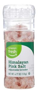 amazon fresh, pink himalayan salt grinder, 4.77 oz