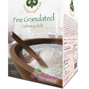 Original Himalayan Salt Crystal - Fine Granulated Culinary Salt for Cooking, Food Preparation and Health with 84 Trace Minerals - 2.2lb (1kg)