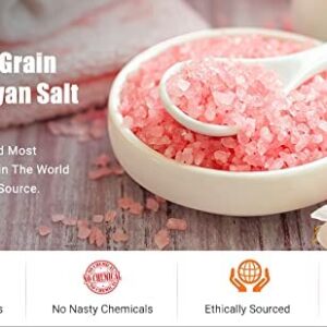 OSR Chef Himalayan Pink Salt | Coarse 5 lbs Bag (Pack of 1) | Hand Extracted at the foothill of Himalayan Range | Earthy Flavor | Nutrient and Mineral Dense | For Grinders and Salt Mills