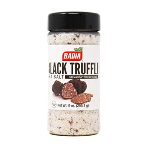 black truffle sea salt, 9 ounce