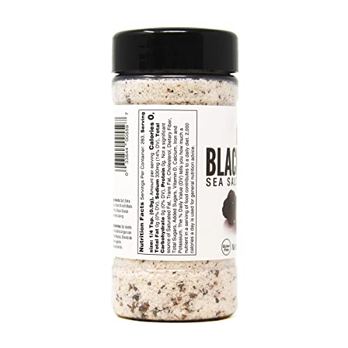 Black Truffle Sea Salt, 9 Ounce