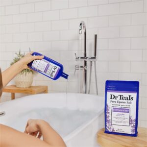 Dr Teal's Epsom Salt Soaking Solution, Soothe & Sleep, Lavender, 3lbs (Packaging May Vary)