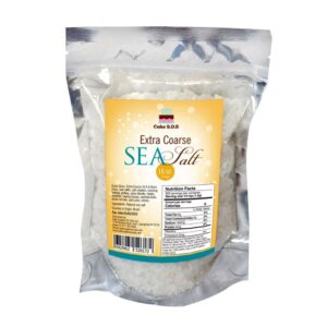 premium atlantic sea salt, extra coarse grain 1 lb.