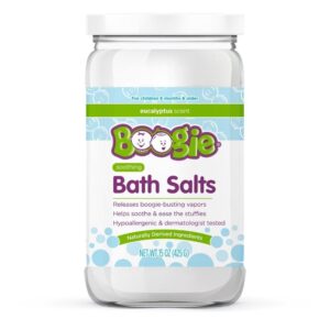 kids calming bath salts with natural essential oils - eucalyptus scent, 15 oz, pack of 1