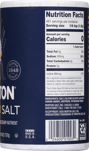 Morton Salt Regular Salt - 26 oz