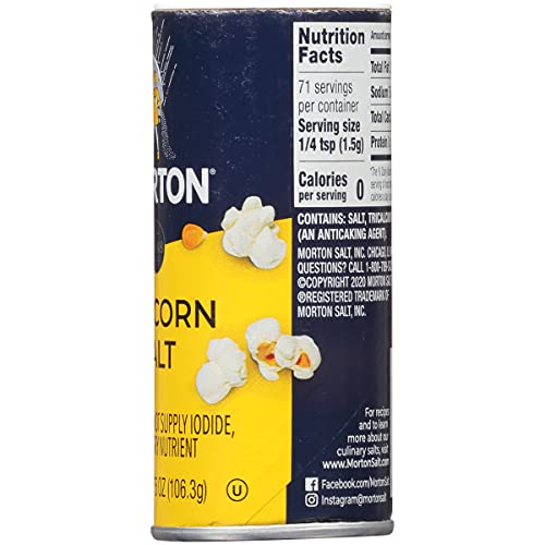 Morton Popcorn Salt, 3.75 Ounce