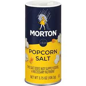 morton popcorn salt, 3.75 ounce