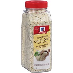 mccormick coarse grind garlic salt with parsley, 28 oz