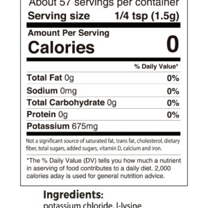 0% Sodium Salt Substitute - NaTivo Wellness - Salt Alternative - Gluten Free - Low in Calories - Reduce your daily Sodium intake - With Natural food products - Keto friendly - Non-GMO - 4 x 3oz