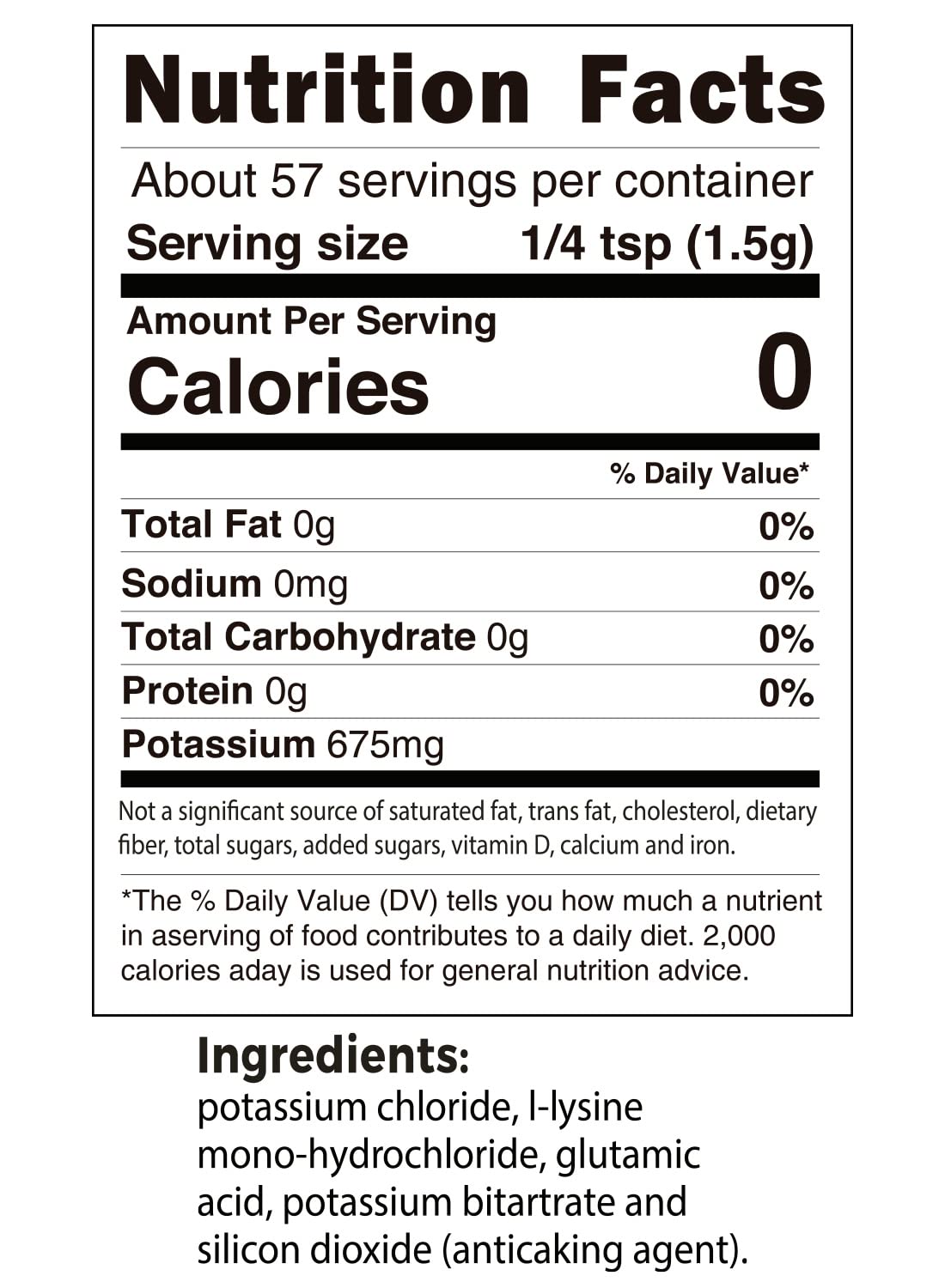 0% Sodium Salt Substitute - NaTivo Wellness - Salt Alternative - Gluten Free - Low in Calories - Reduce your daily Sodium intake - With Natural food products - Keto friendly - Non-GMO - 4 x 3oz