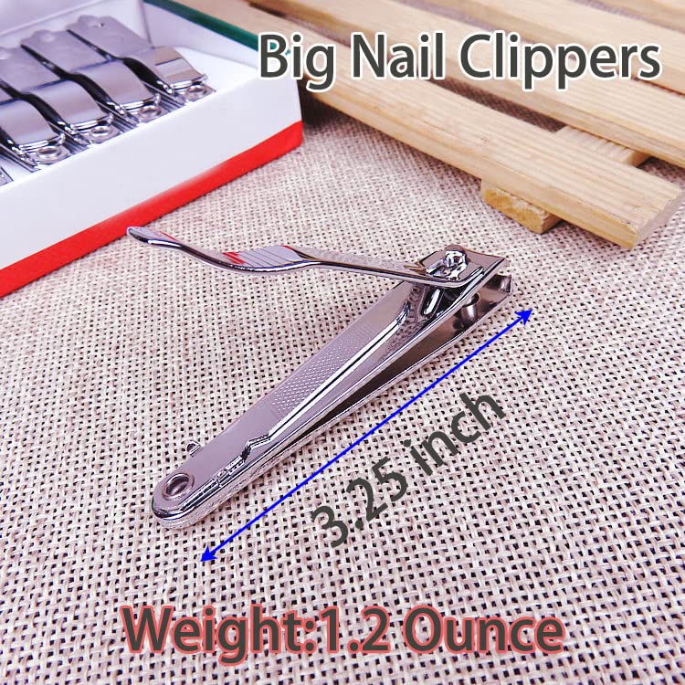 ULYSIA Nail Clippers Set, Ultra Sharp Stainless Steel Fingernail and Toenail Clipper Cutters,Travel Nail Kit for Men Women (Silvers)