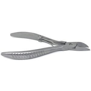 KOHM Ingrown Toenail Clippers for Thick Nails - 5" Long KP-700 Heavy Duty Stainless Steel Toe Nail Nippers Tool for Men, Women, Seniors & Adults - Professional Podiatrist Tool