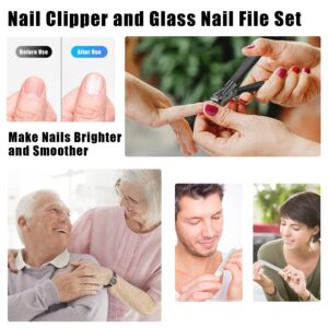 Nail Clippers for Men, Toe Nail Clippers for Thick Toenails Acrylic Nail Clipper Set for Women, Seniors Nail Clippers for Thick Toenails Long Handle Clippers Ultra Sharp Stainless Steel Nail Clippers