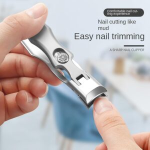 Gloniawor Nail Clippers, Dotmalls Nail Clipper, Cumulus Nail Clipper with Catcher, Ultra Sharp Sturdy Fingernail and Toenail Clipper Cutters, Slanted Nail Clippers