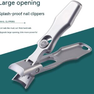 Gloniawor Nail Clippers, Dotmalls Nail Clipper, Cumulus Nail Clipper with Catcher, Ultra Sharp Sturdy Fingernail and Toenail Clipper Cutters, Slanted Nail Clippers