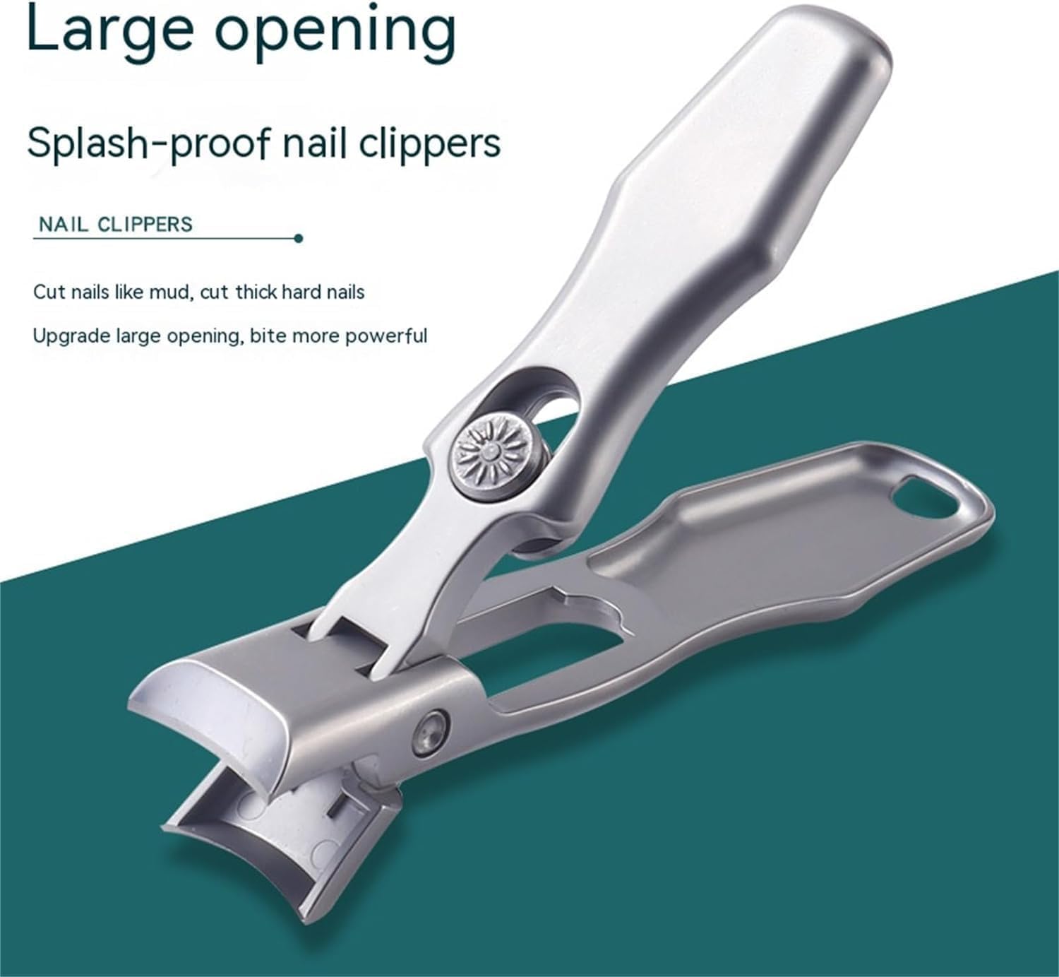 Gloniawor Nail Clippers, Dotmalls Nail Clipper, Cumulus Nail Clipper with Catcher, Ultra Sharp Sturdy Fingernail and Toenail Clipper Cutters, Slanted Nail Clippers