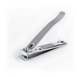 REFINE Straight Cut Toenail Clipper, Deluxe with Swing-Out Attached Metal File - 3 ct