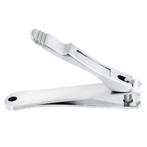 Nail Clippers - fingernail and toenail Clipper for Men and Women – Mens Nail Cutter Trimmer for Toe Nail and Finger Nail with Nail File and & Slant Tweezers