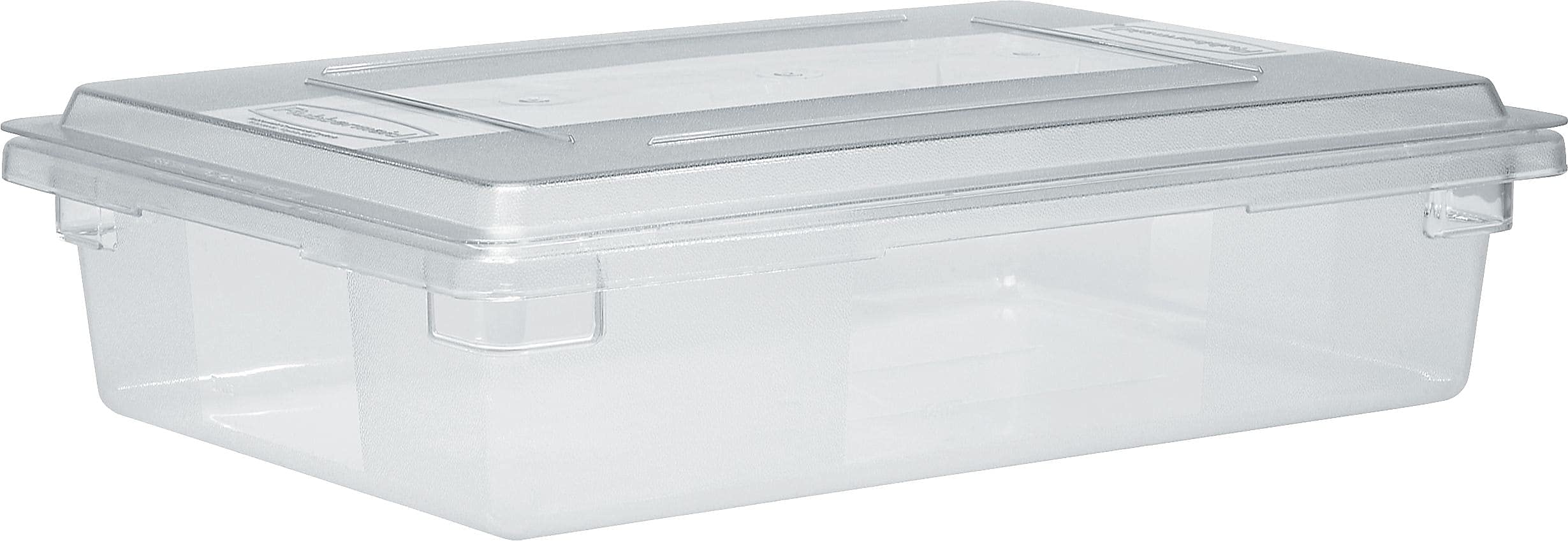 Rubbermaid Commercial Products-Food Storage Box/Tote for Restaurant/Kitchen/Cafeteria, 8.5 Gallon, Clear (FG330800CLR)