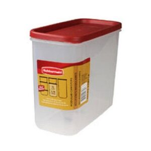 rubbermaid dry food storage 16 cup clear base