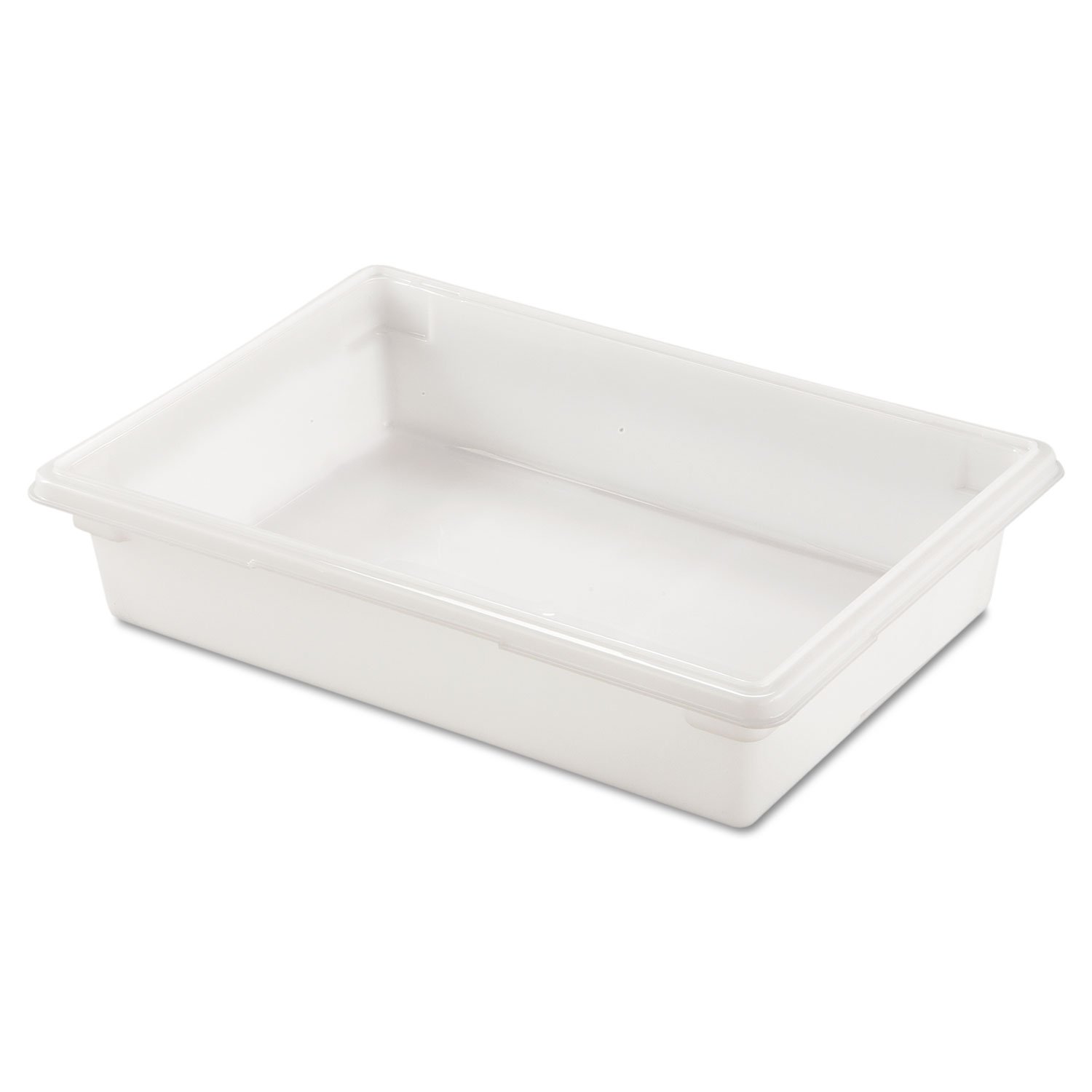 Rubbermaid RCP3508WHI Food/Tote Boxes 8.5gal 26w x 18d x 6h White