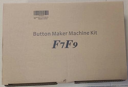 Button Badge Pin Maker Machine Multiple Sizes 1+1.25+2.25 inch DIY with 300pcs Button Parts&Circle Cutter&Magic Book