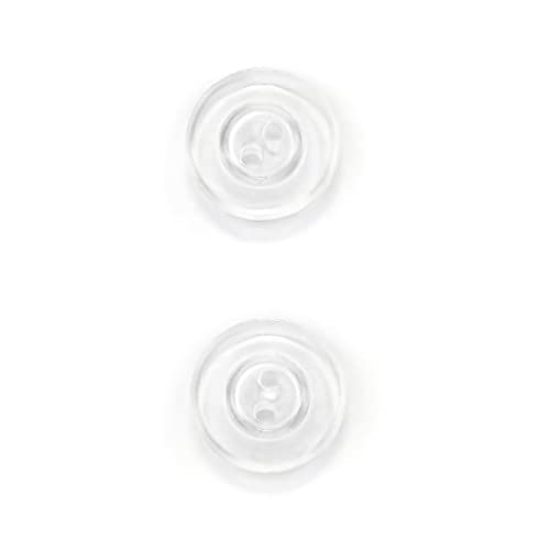 Dritz Transparent, 17mm, 16 pcs Inner Buttons, Clear Count