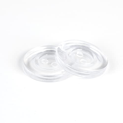 Dritz Transparent, 17mm, 16 pcs Inner Buttons, Clear Count