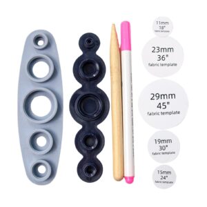 rockible button maker machine diy button craft set flat back button covers diy button craft fabric covered buttons handmade cover button for luggage