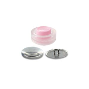 cover buttons - 1/2" (size 20) kit - wire backs - qty 10 sets