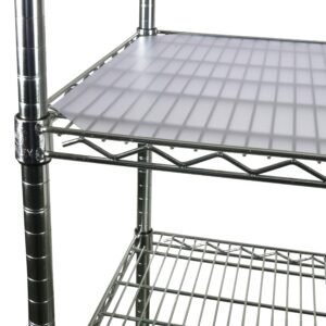 PVC Shelf Liners for Wire Shelving, 4 Pack, Clear Shelf Liners, for shelf size 30" x 18".