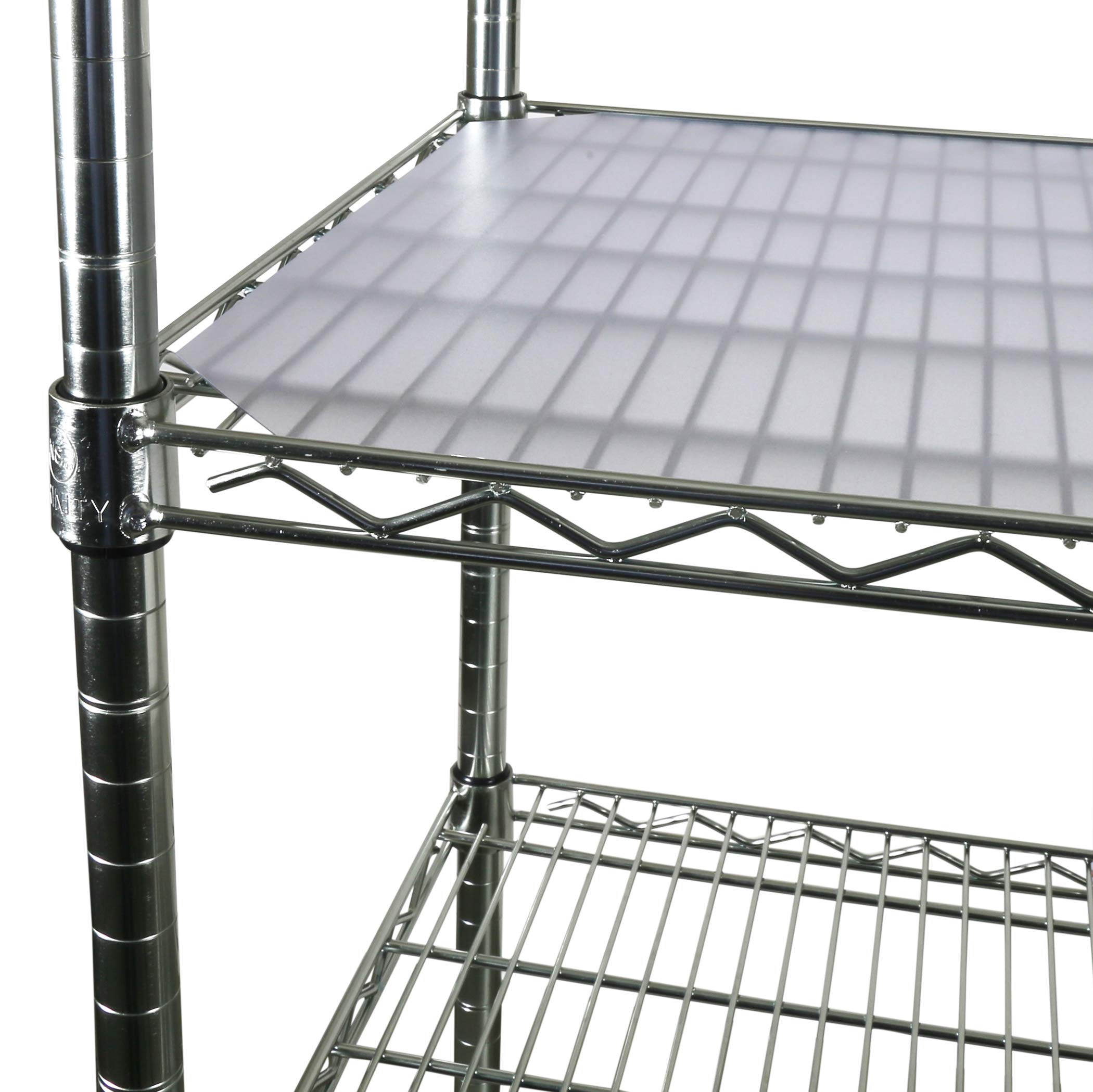 PVC Shelf Liners for Wire Shelving, 4 Pack, Clear Shelf Liners, for shelf size 30" x 18".