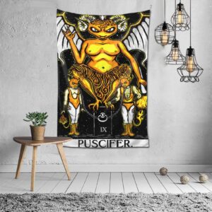 oniawo puscifer tapestry wall hanging decoration apartment home bedroom art wall tapestry living room dormitory 60 * 40in