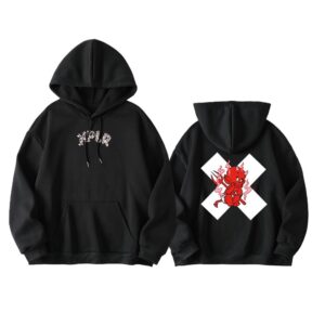 vnispan xplr merch sam and colby baby devil hoodie women/men long sleeve pullover new casual clothes (black,l)