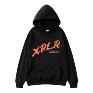 wzsmhft xplr dare merch new logo pullover hoodies 2023 men women hoodies sweatshirt (black,m)