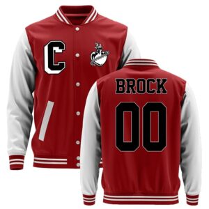 colby brock red varsity jacket baseball uniform xplr sam and colby sweatshirt 2022 new couple clothes (jy8845a01,xl)