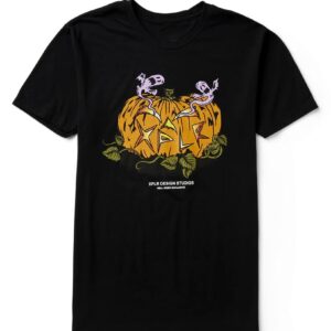 XPLR Merch XPLR Pumpkin T-Shirt Casual Shirt Women Men Fashion Casual Short Sleeve Streetwear (Black,4X_l)