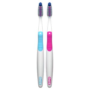 Oral-B CrossAction Deep Reach Manual Toothbrush, Soft, 2 count