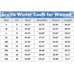 Plus Size Jackets Womens Winter Coats Warm Sherpa Lined Parkas Jacket Thickened Windproof Outerwear With Fur Hood Plus Size Puffer Down Womens Coat