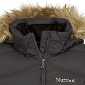 MARMOT Women's Montreal Mid-Thigh Length Down Puffer Coat, Dark Steel,Medium