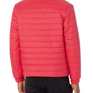 HUGO Boss Mens Lightweight Puffer Jacket Down Coat, Vibrant Red, Large US