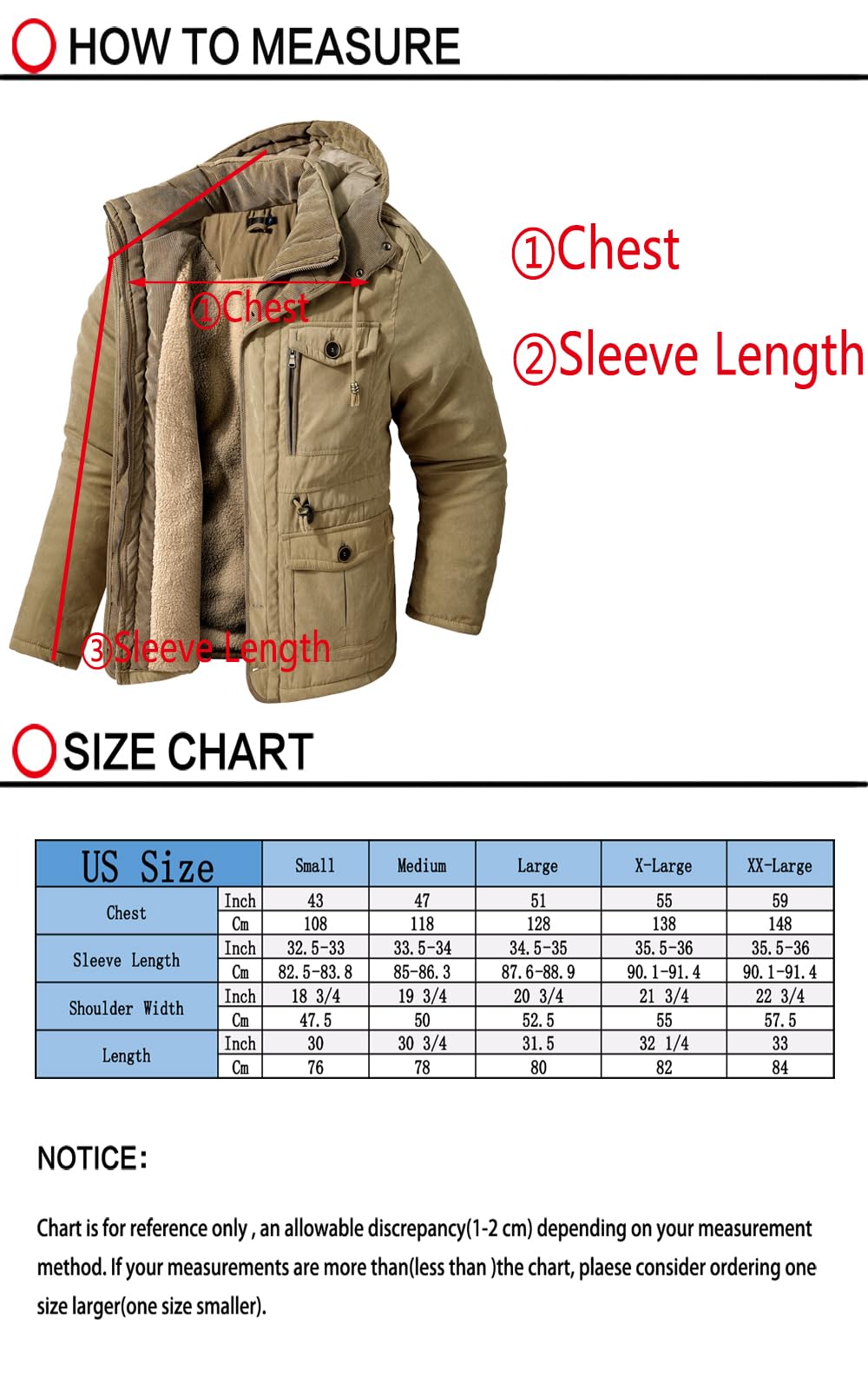 Mr.Stream Men's Winter Hooded Jacket Windproof Sherpa Lined Fleece Windbreaker Coat Outerwear Warm Parka 3256 Green M