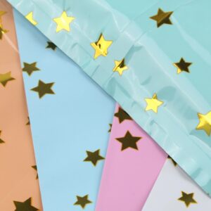 saizone 25pcs Party Favors Bags,Birthday Goodie Candy Bags,Goodie Bags for Kids Birthday Party,Loot Bags for Kids Birthday Party with Star Pattern,5 Colors