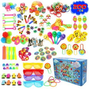 party faves 200pc party favors for kids goodie bags birthday carnival prizes classroom pinata stuffers goodie bag fillers treasure box toys