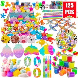 party favors toy for kids, treasure box prizes for classroom, birthday party, school classroom rewards, carnival prizes, pinata fillers, treasure chest, goodie bag stuffers for boys girls 4-8-12