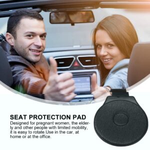 BESPORTBLE Rotating Car Seat Cushion, 360 Degree Swivel Car Seat Cushion Portable Rotating Car Cushion Non Slip Car Mat Protector for Pregnant Women Elderly